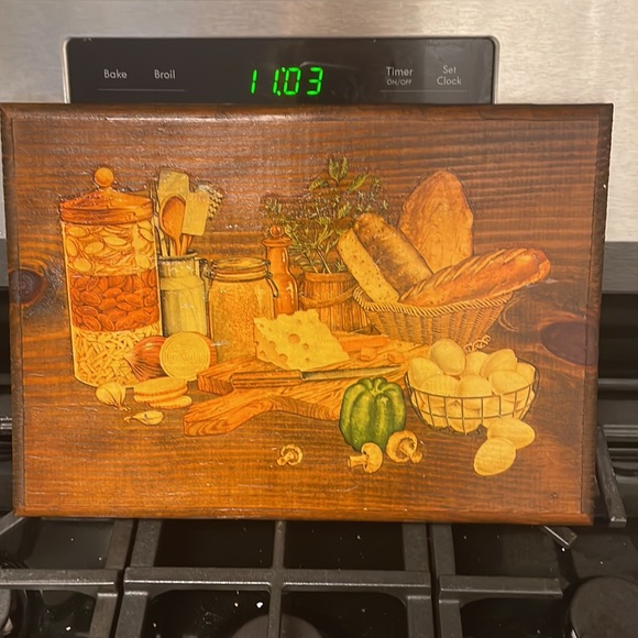 Accents | Vintage Spice Of Life Theme Wooden Decor Board Euc | Poshmark